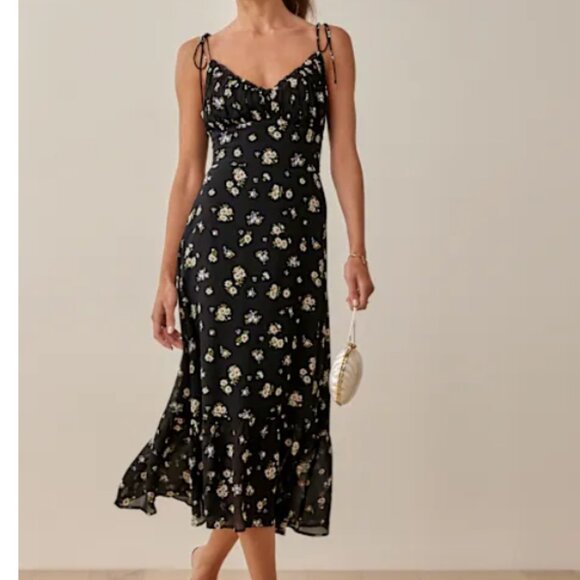 Reformation | Dresses | Reformation Midi Embry Dress Daisy | Poshmark